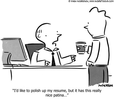 Resume Cartoon # 6865 - ANDERTOONS