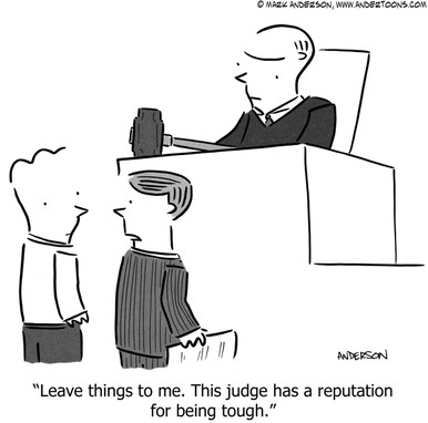 Judge Cartoon # 6935 - ANDERTOONS