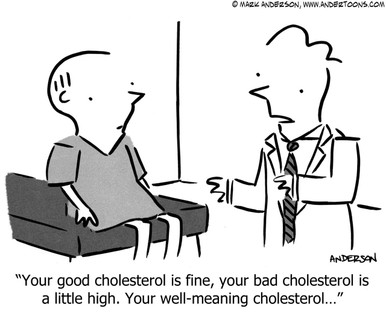 Cholesterol Cartoon # 6940 - ANDERTOONS