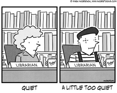 Library Cartoon # 7066 - ANDERTOONS