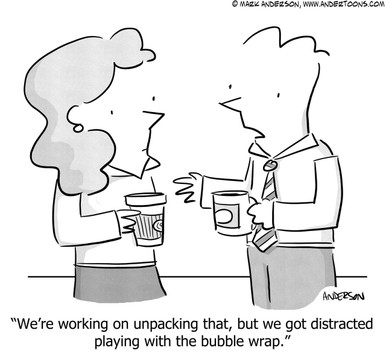 Distraction Cartoon # 7200 - ANDERTOONS