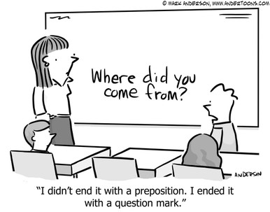 Grammar Cartoon # 7417 - ANDERTOONS
