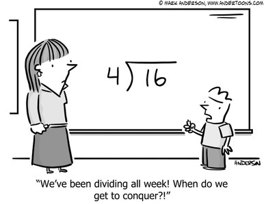 Division Cartoon # 7475 - ANDERTOONS