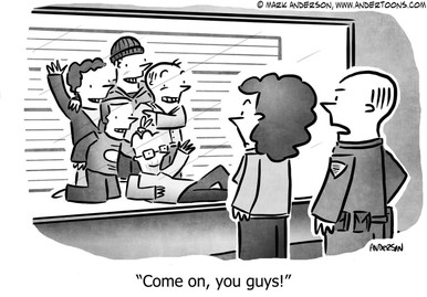 Line-Up Cartoon # 7692 - ANDERTOONS