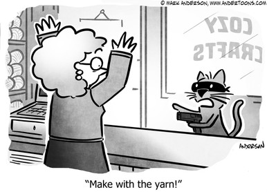 Robbery Cartoon # 7694 - ANDERTOONS