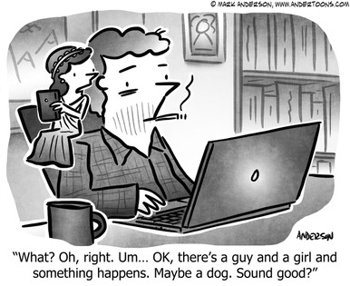 Distraction Cartoon # 8092 - ANDERTOONS