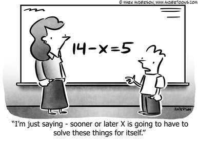 Algebra Cartoon # 8113 - ANDERTOONS