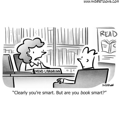 Library Cartoon #8455 - ANDERTOONS