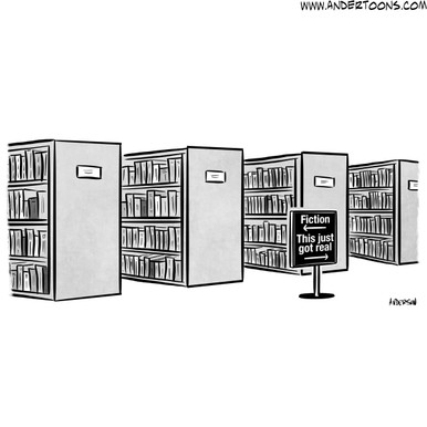 Library Cartoon #8866 - ANDERTOONS