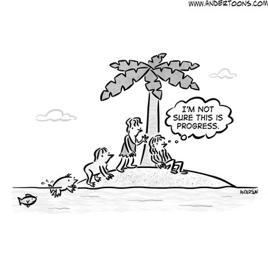 Evolution Cartoon #8922 - ANDERTOONS