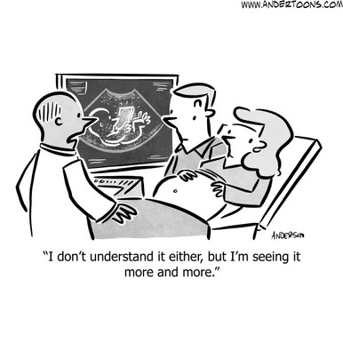 Sonogram Cartoon #9093 - ANDERTOONS