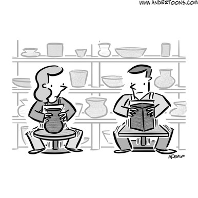 Pottery Cartoon #9102 - ANDERTOONS