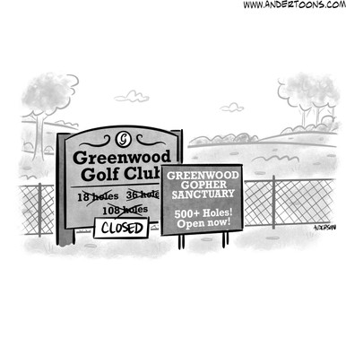 Golf Cartoon #9132 - ANDERTOONS