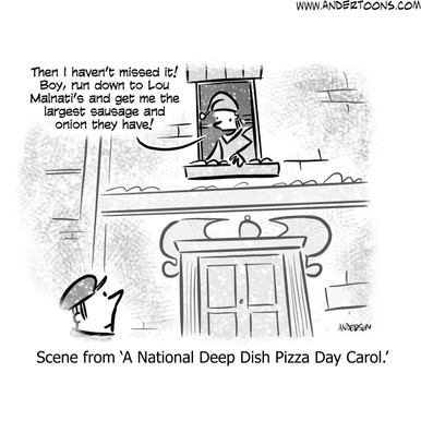 Pizza Cartoon #9228 - ANDERTOONS