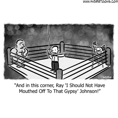 Boxing Cartoon #9230 - ANDERTOONS