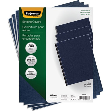 Fellowes Expressions Linen Presentation Covers - 11" Height x 8.5 ...