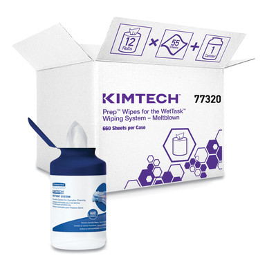 Kimtech WetTask System Prep Wipers for Bleach/Disinfectants/Sanitizers ...