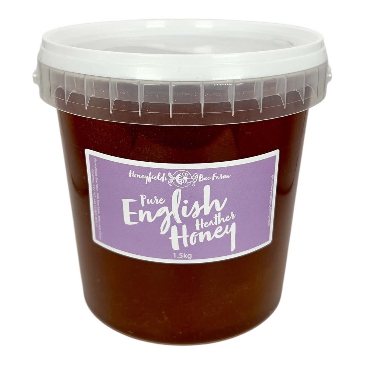 Pure English Heather Honey 1.5kg - Honeyfields Bee Farm