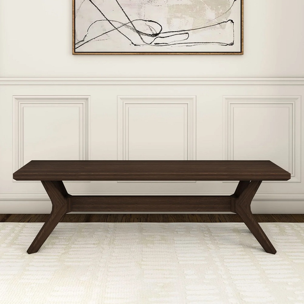Ducati Walnut Modern Dining Bench