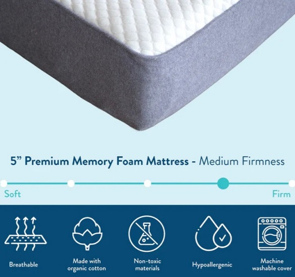 Max Memory Foam Twin XL Mattress