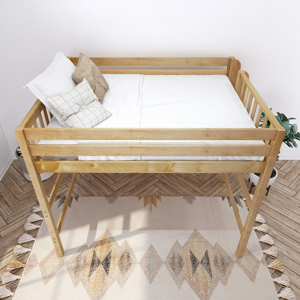 elevated queen bed frame