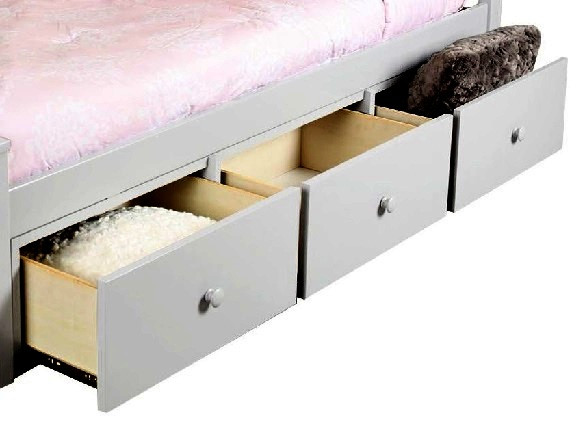 Rylan Gray Bunk Beds with Stairs