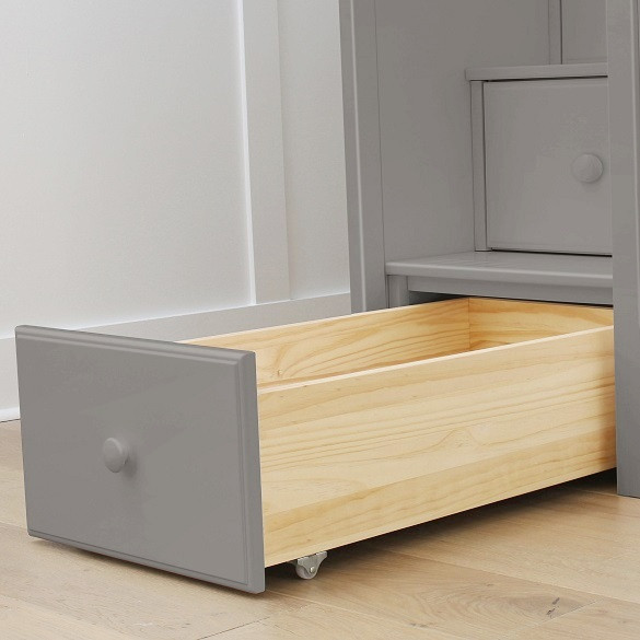 Rylan Gray Bunk Beds with Stairs