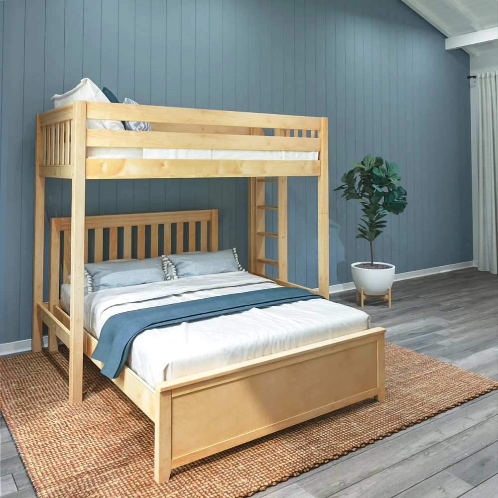 Becks Natural L Shaped Loft Bed