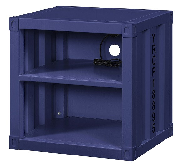 Shipping Container Blue Metal Wardrobe