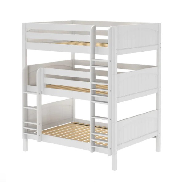 Stella White Triple Bunk Bed