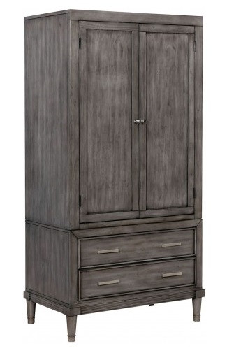 Aires Flip Top Chest of Drawers Weathered Gray