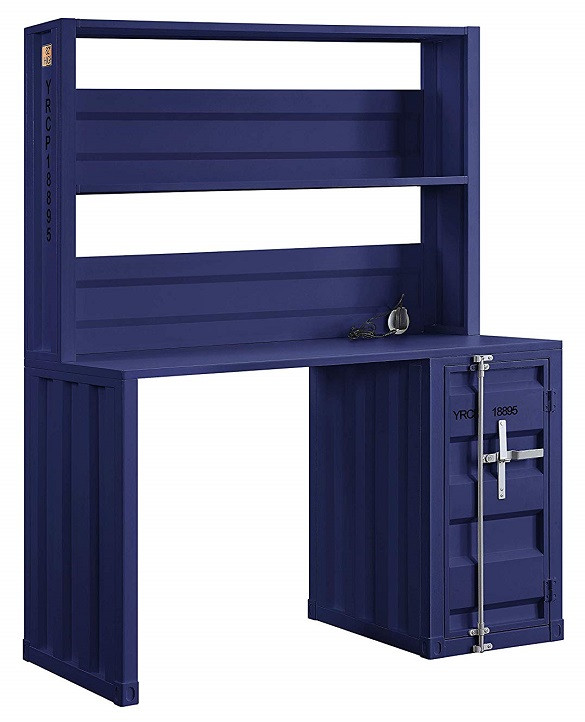 Shipping Container Blue Metal Storage Cabinet