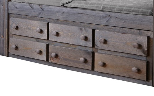 Twin XL Captains Bed | Twin XL Storage Bed