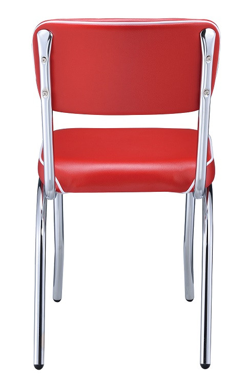 At the Hop Retro Dinette Set Red Chairs