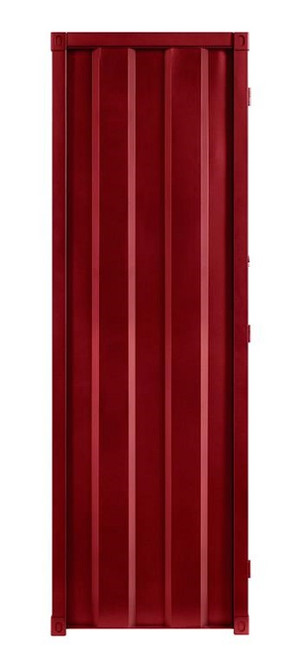 Shipping Container Red Metal Storage Cabinet