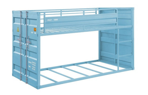 Shipping Container Aqua Low Bunk Beds