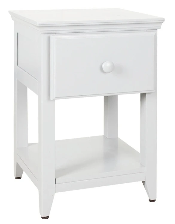 Chelsea White Twin Loft Bed with Desk and Storage