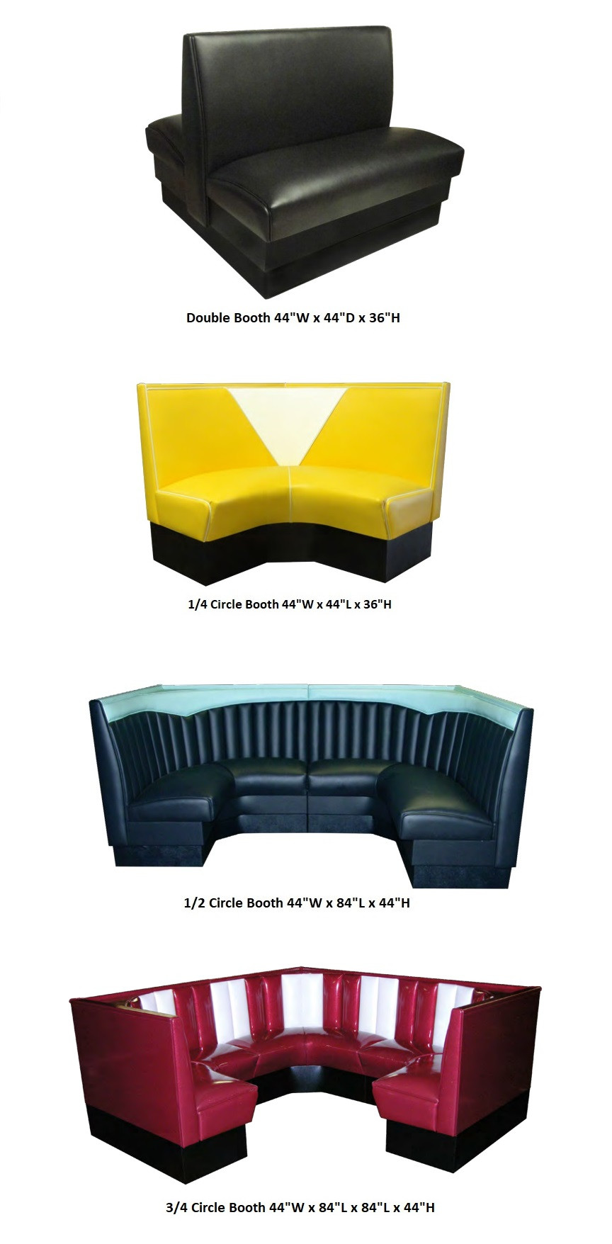 Stratus Retro Diner Booth