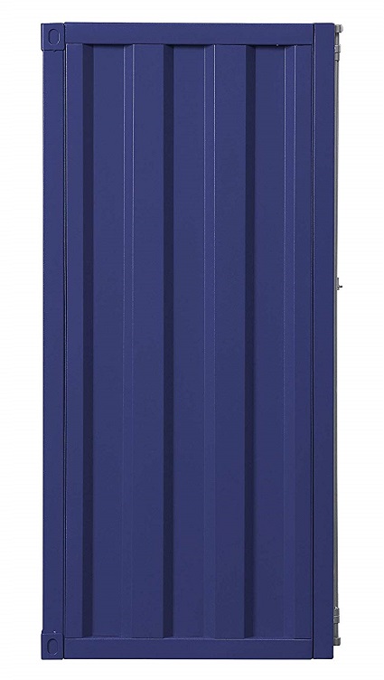 Shipping Container Blue Metal Chest