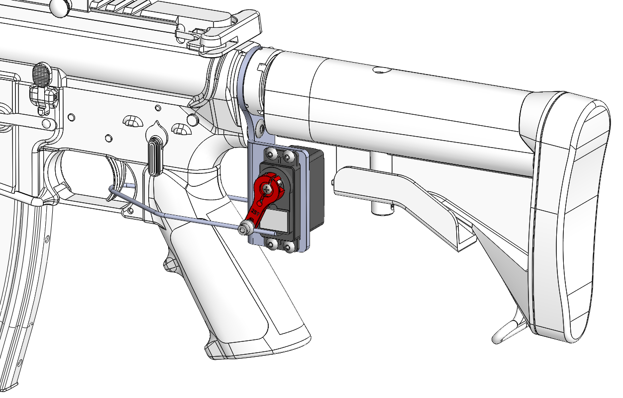 Servo Trigger AR-15 Airsoft