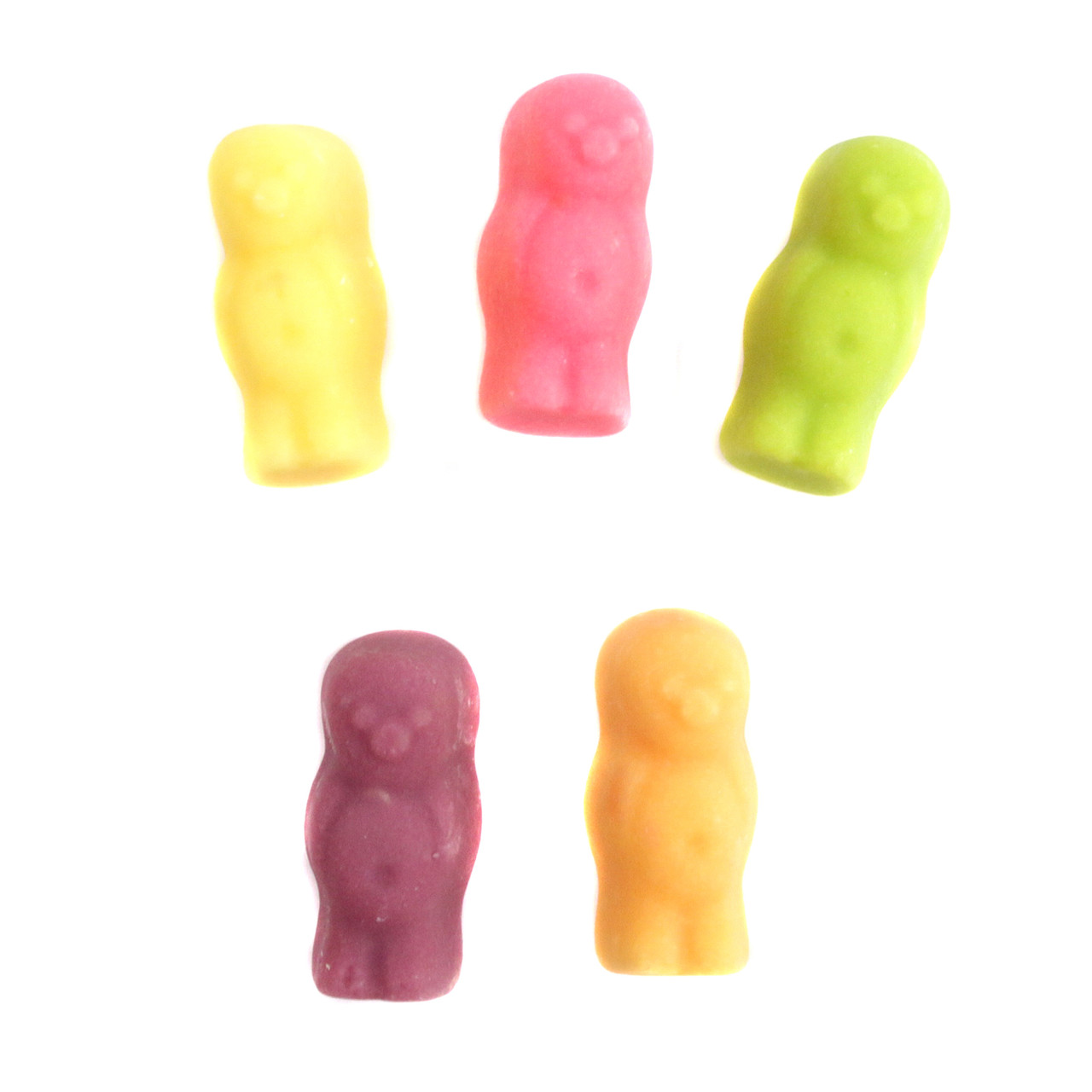 Jelly Babies Soft Fruity Gummies Non GMO Candy Collection