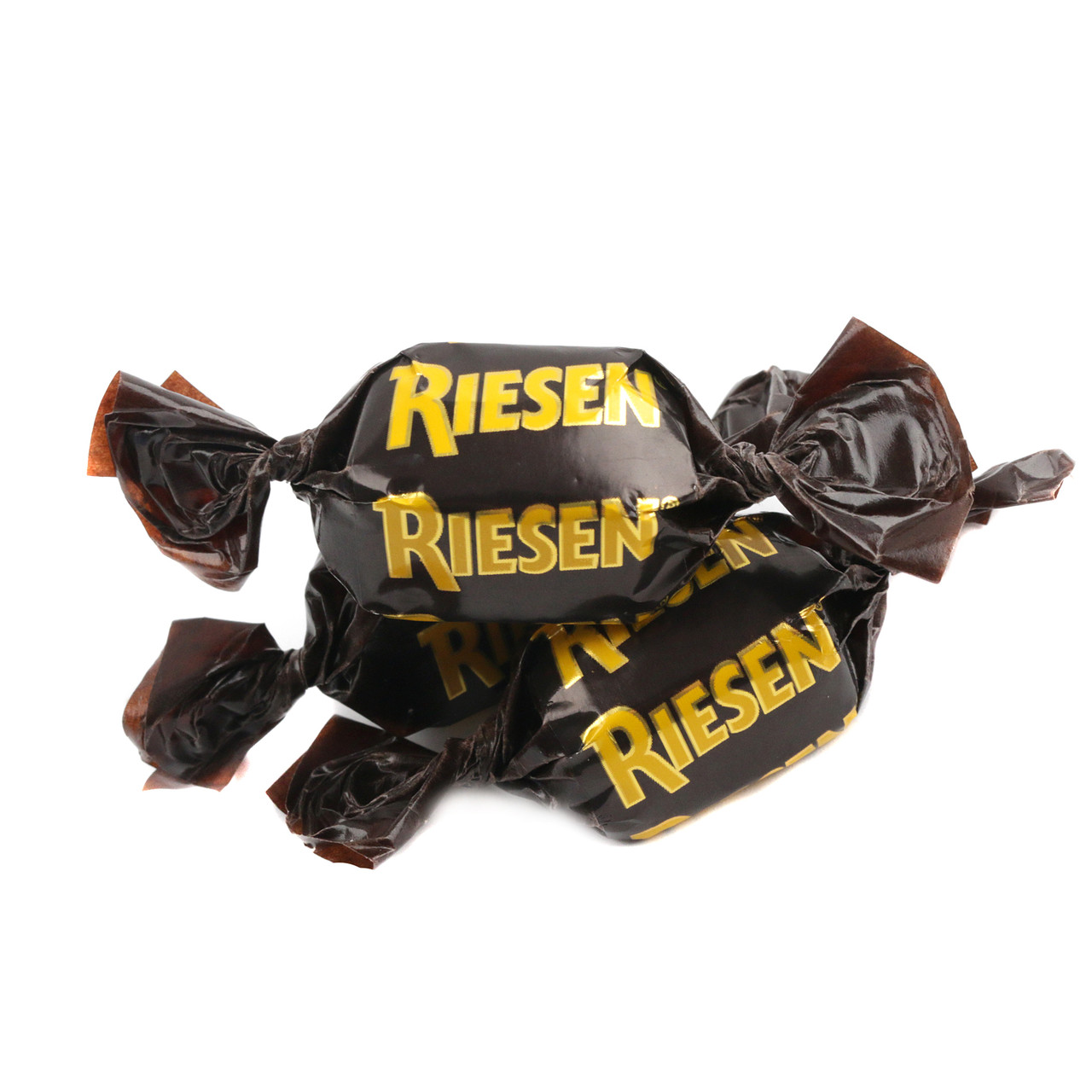 Riesen Candy Bulk Wrapped Chewy Caramel and Dark Chocolate Treats