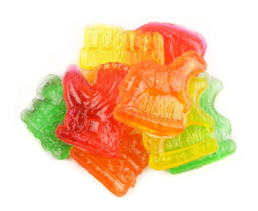 Clear Toy Candy - Barley Toys - Authentic Retro Hard Candy Shapes