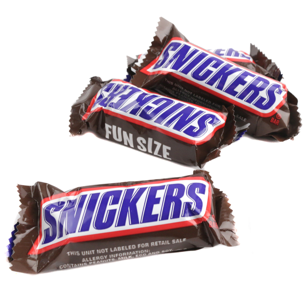 Snickers Fun Size Bulk Candy for Halloween Parties and Holiday Gift Giving