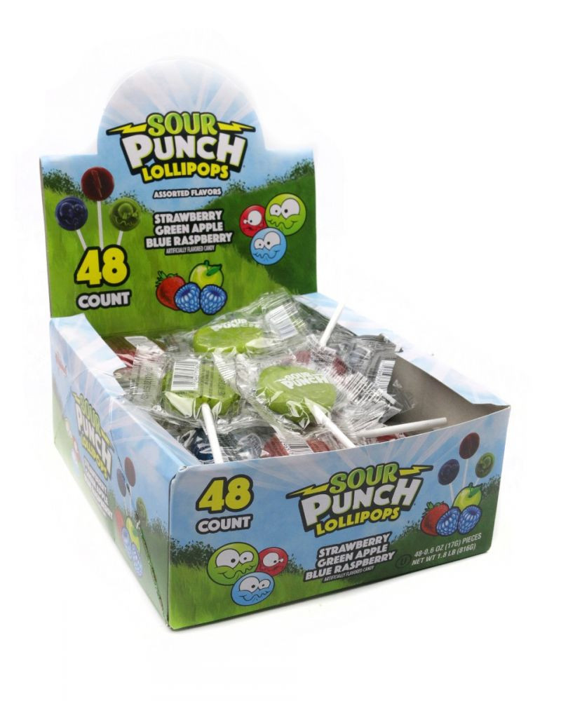 Sour Punch Straws Assorted Fruit Flavored Sour Gummy Candy