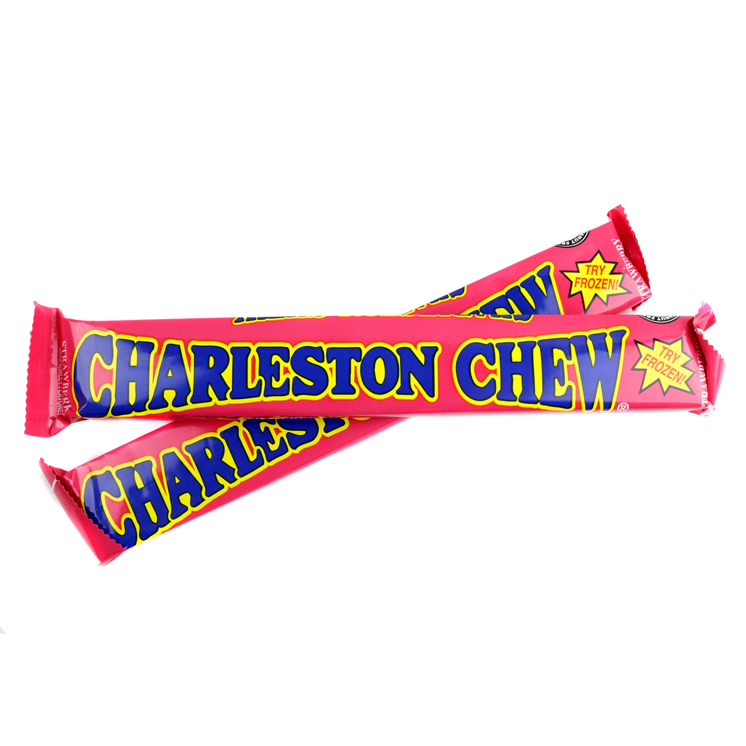 Charleston Chew Strawberry 24 Piece Bulk Retro Candy Bars