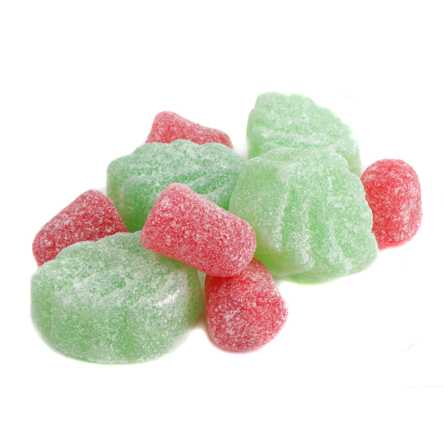 Holly and Berry Christmas Gum Drops Bulk Holiday Candy for Festive Parties