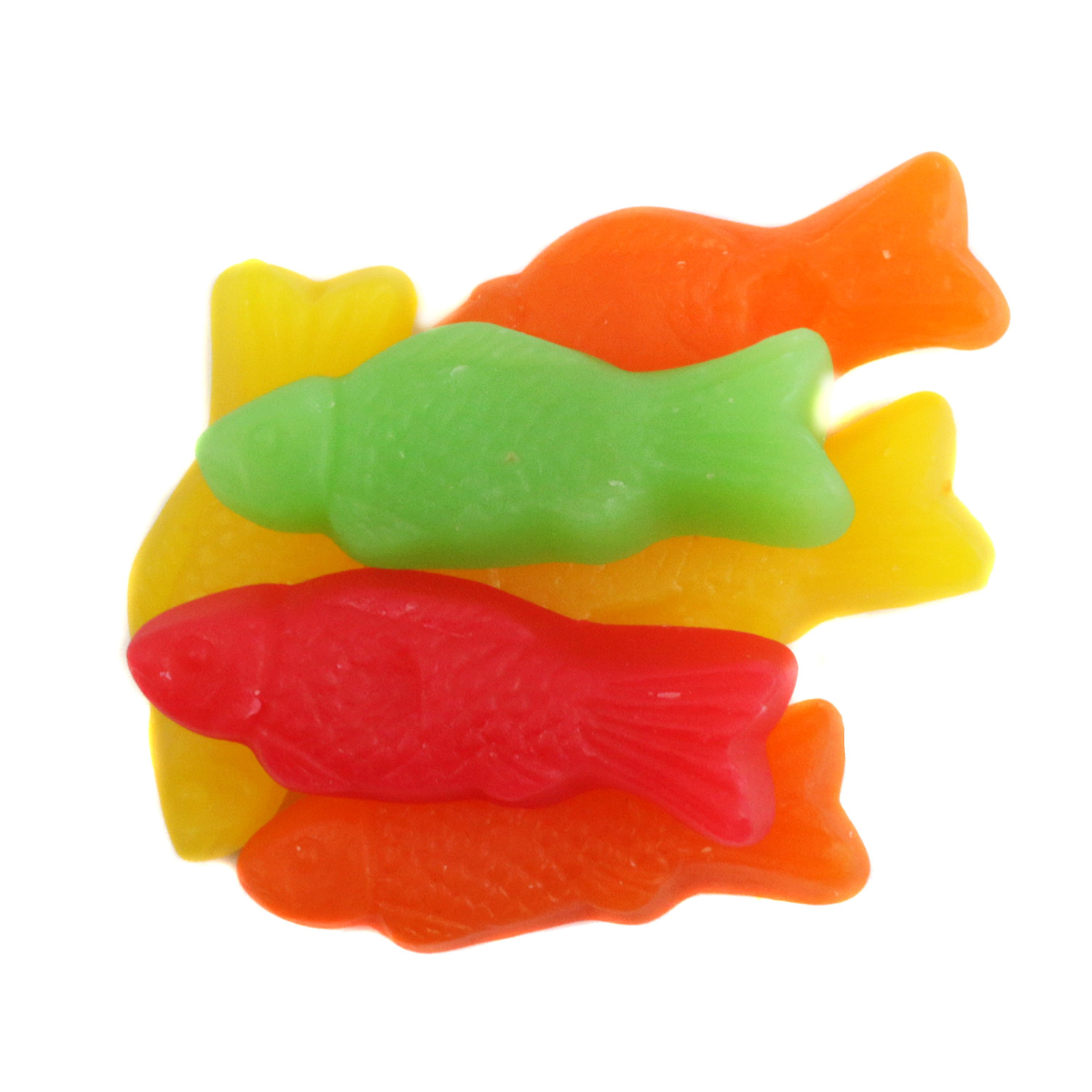 Assorted Gummy Fish Bulk Candy Chewy Fruit Flavored Fish Shapes