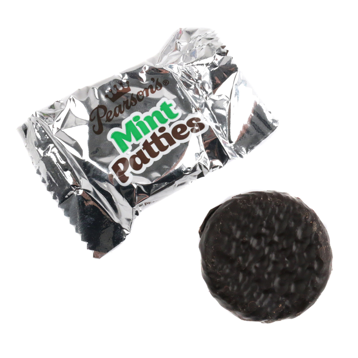 Pearson Peppermint Patties Wrapped Bulk Dark Chocolate Mint Candy