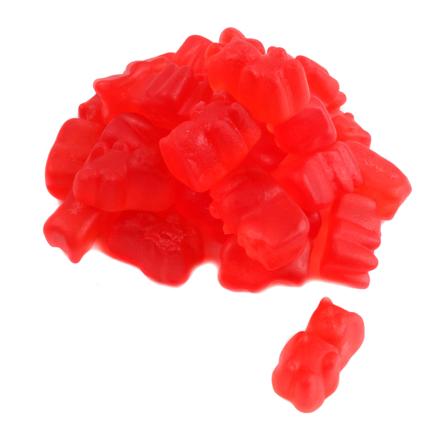 Strawberry Gummy Bears Bulk Red Fruit Candy for Parties and Events
